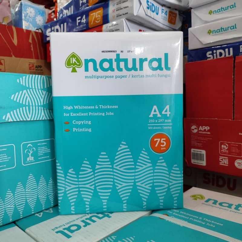 Jual Kertas HVS Natural A4 70/75Gram[Rim] - NATURAL | Shopee Indonesia