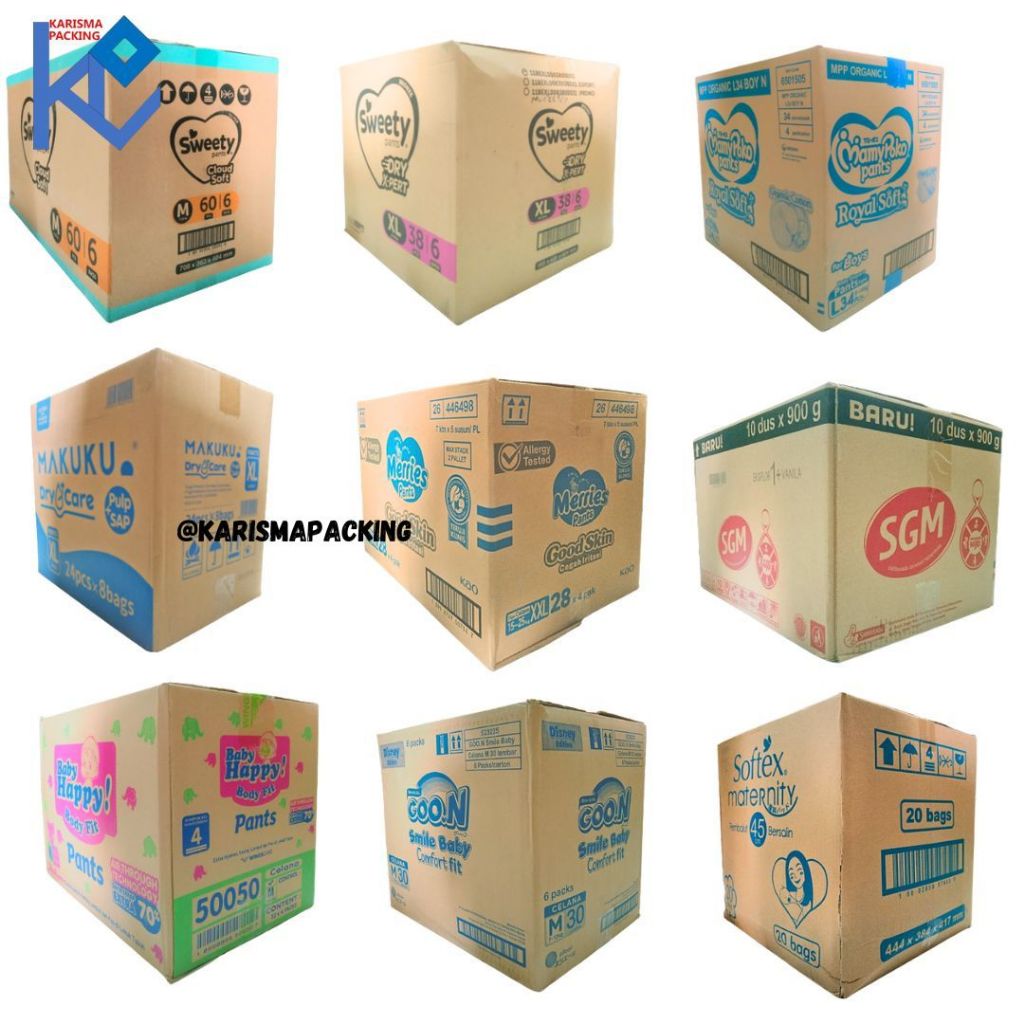 Jual 1PCS / 1KG KARTON PACKING BOX UNTUK PINDAHAN / PACKING PAKET ...