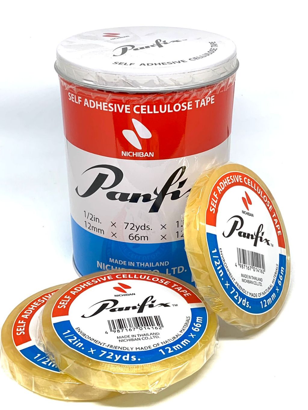 Jual Isolasi panfix 1 x 72 - 1/2 x 72 Self Adhesive cellulose tape ...