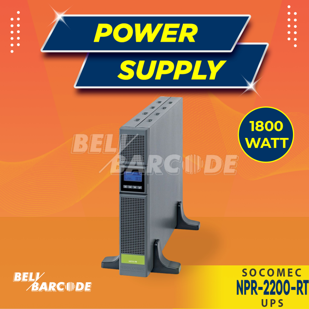 Jual Socomec NPR 2200 RT UPS Komputer Netys 2200VA Rack Mount Tower ...