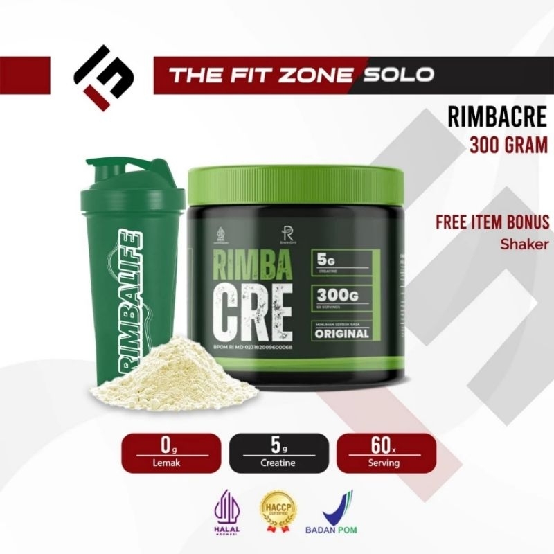 Jual Rimbalife Rimbacre 300 Gram 60 Servings Rimba Creatine Monohydrate ...