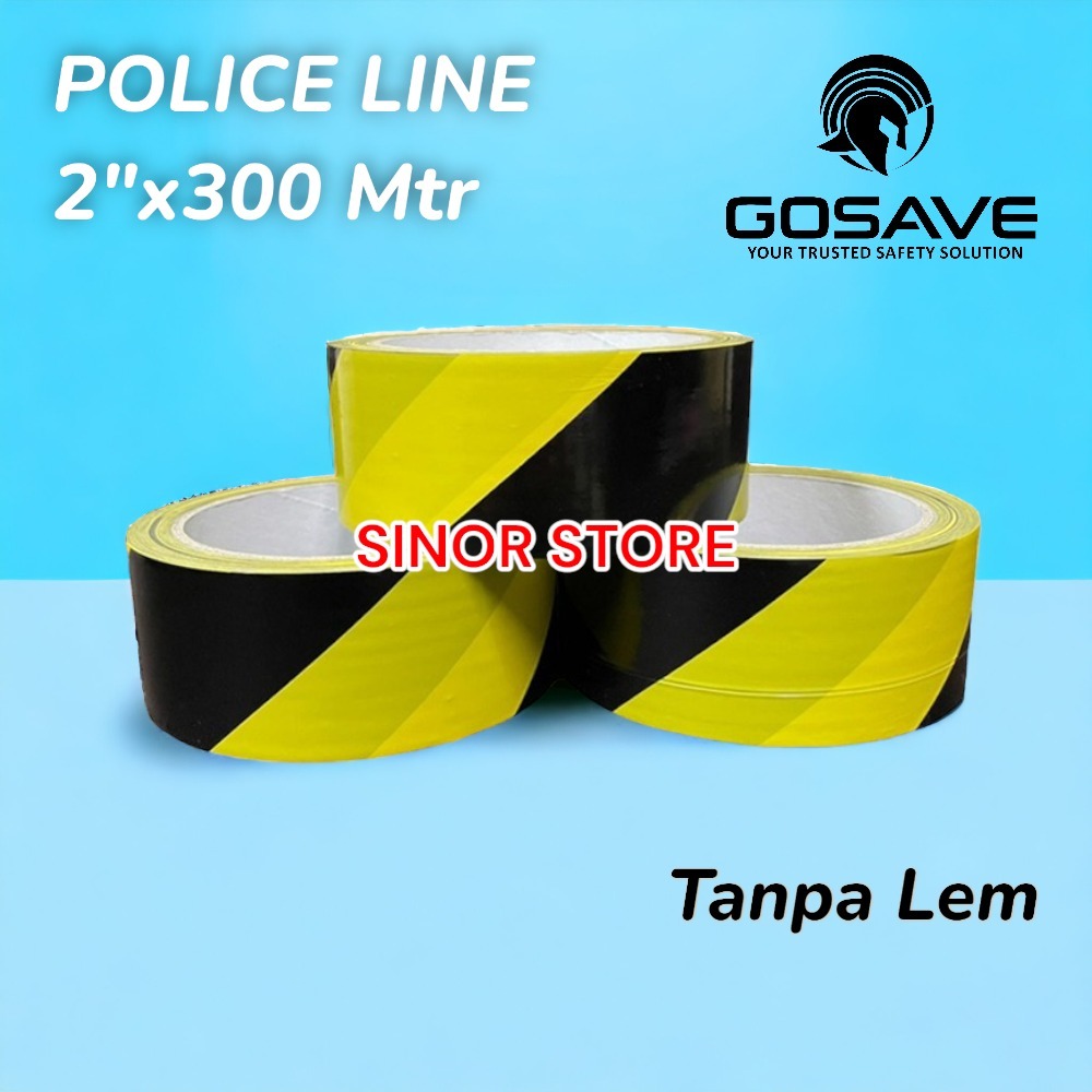 Jual Police Line 2 Inch x 300 Meter Barricade Garis Polisi Safety Line ...
