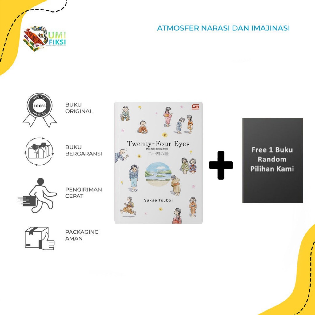 Jual Buku Novel - Dua Belas Pasang Mata (Twenty Four Eyes) - Sakae ...