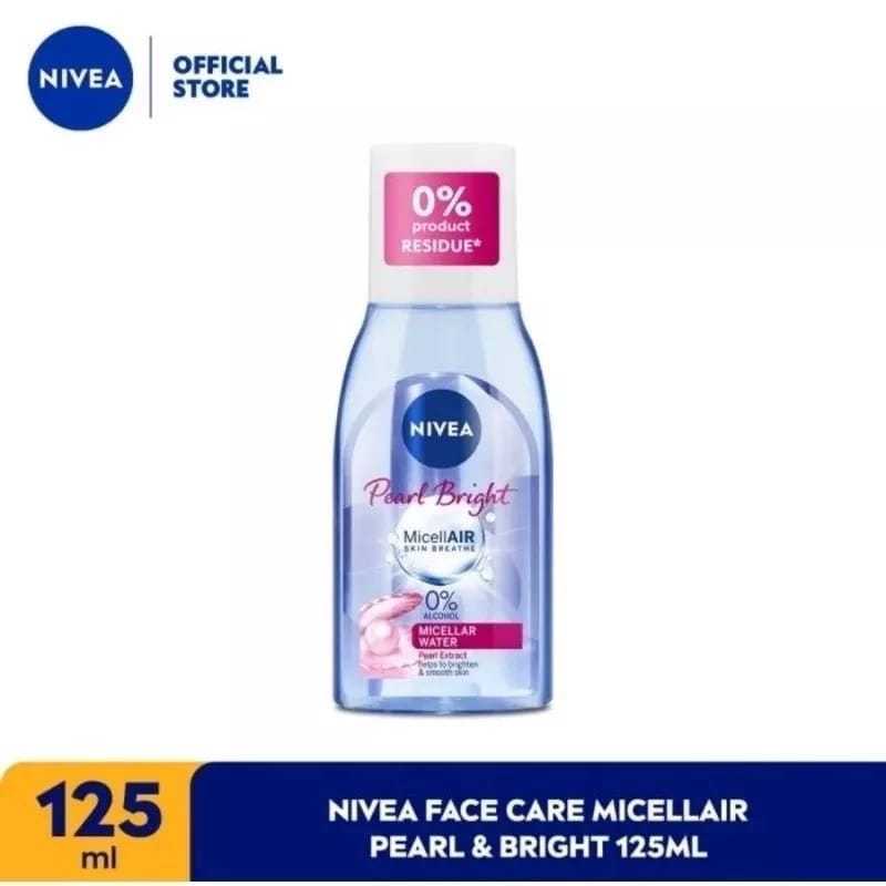 Jual NIVEA Micellar Water MicellAir Pearl Bright 125ml | Shopee Indonesia