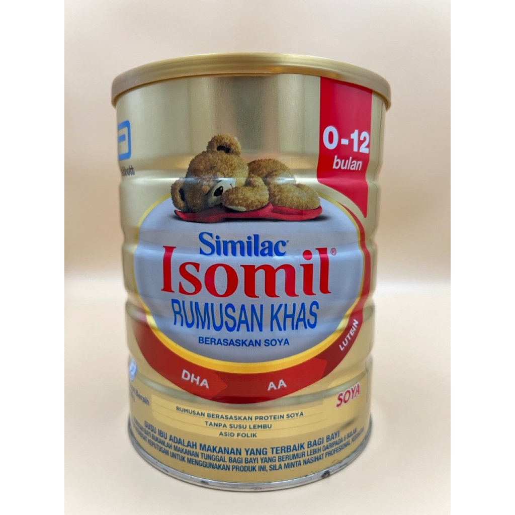 Jual Abbott Similac Isomil Plus Soya 850gr 0-12 Bulan import Malaysia ...