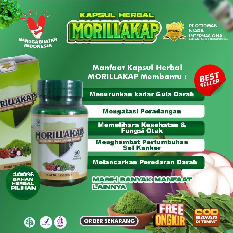 Jual Kapsul MorillaKap Herbal Untuk Mengobati Asam Urat, Reumatik ...