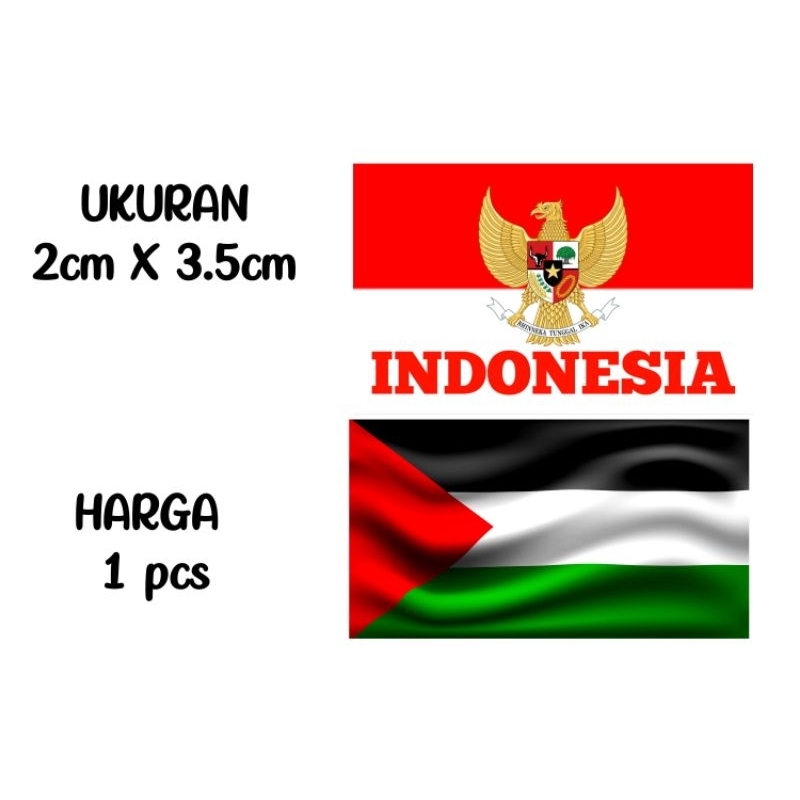 Jual Bendera Pipi Palestine / Indonesia | Shopee Indonesia