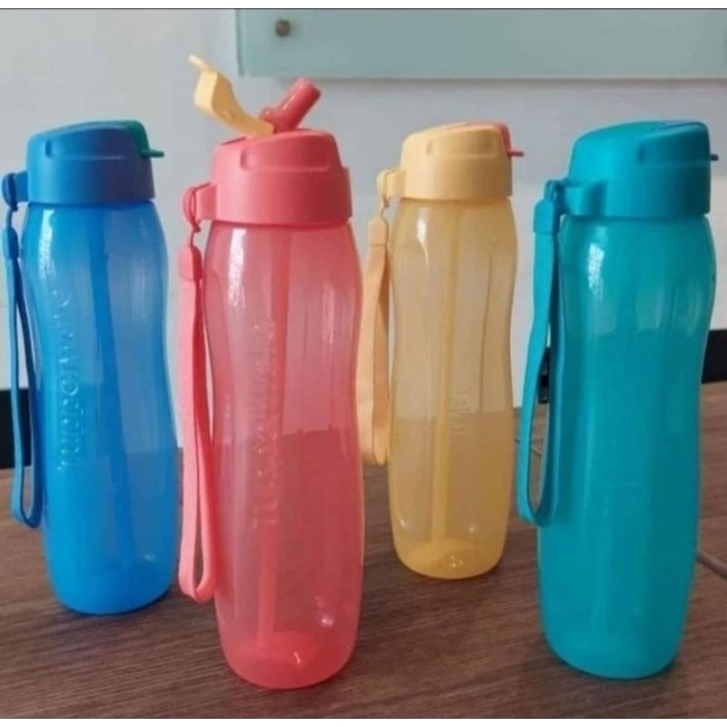 Jual Botol minum botol eco straw 750ml tupperware 1pcs | Shopee Indonesia