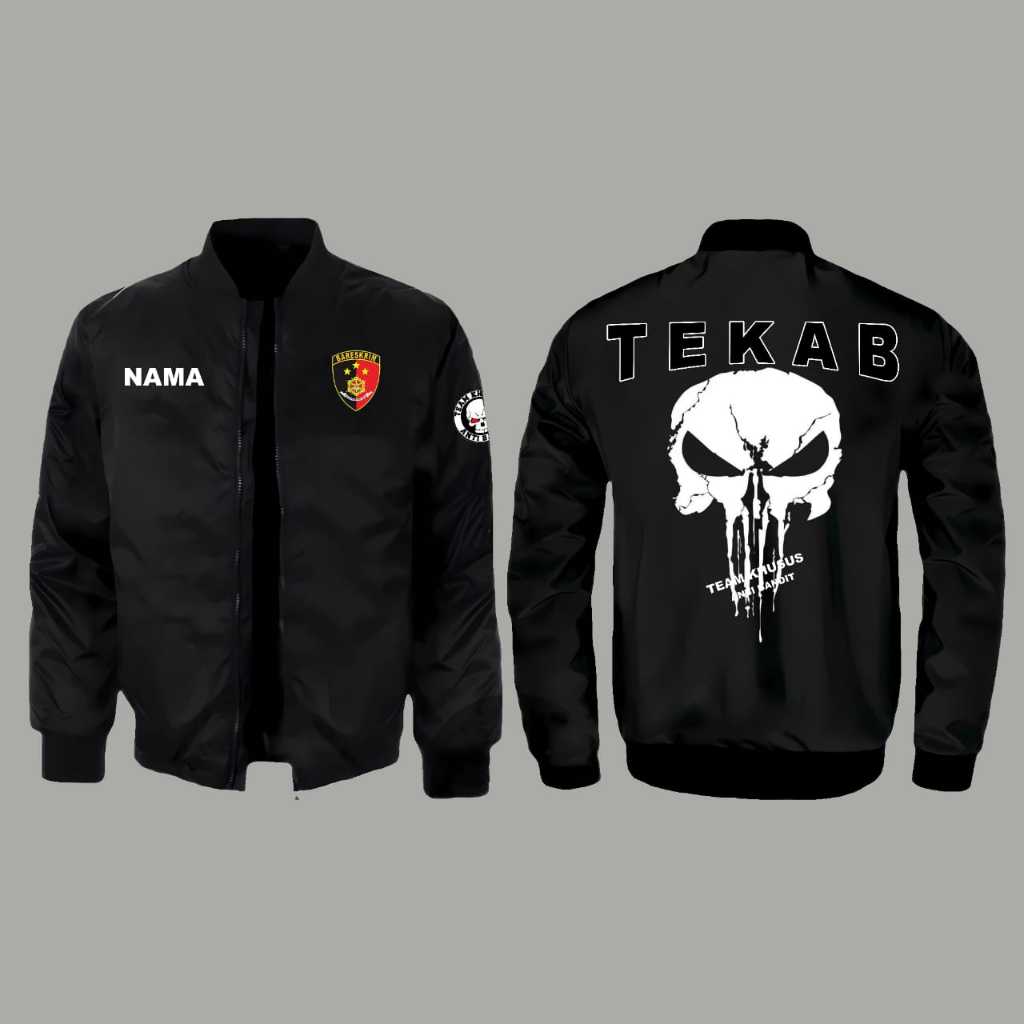 Jual JAKET BOMBER INTANSI TEKAB /TEAM KHUSUS ANTI BANDIT WARNA HITAM ...