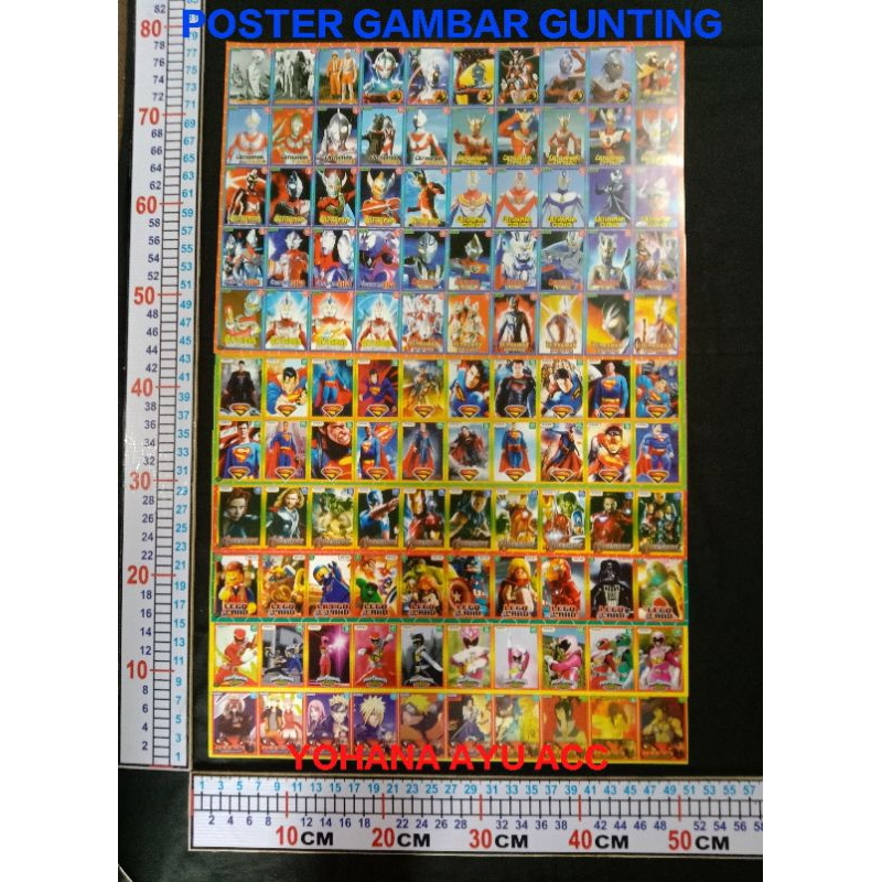 Jual POSTER GUNTING GAMBAR GAMBARAN / MAINAN GAMBAR GAMBARAN / POSTER ...