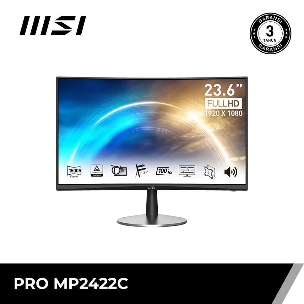 Jual MSI LED PRO MP2422C - Curved Full HD 24" Inch | Shopee Indonesia