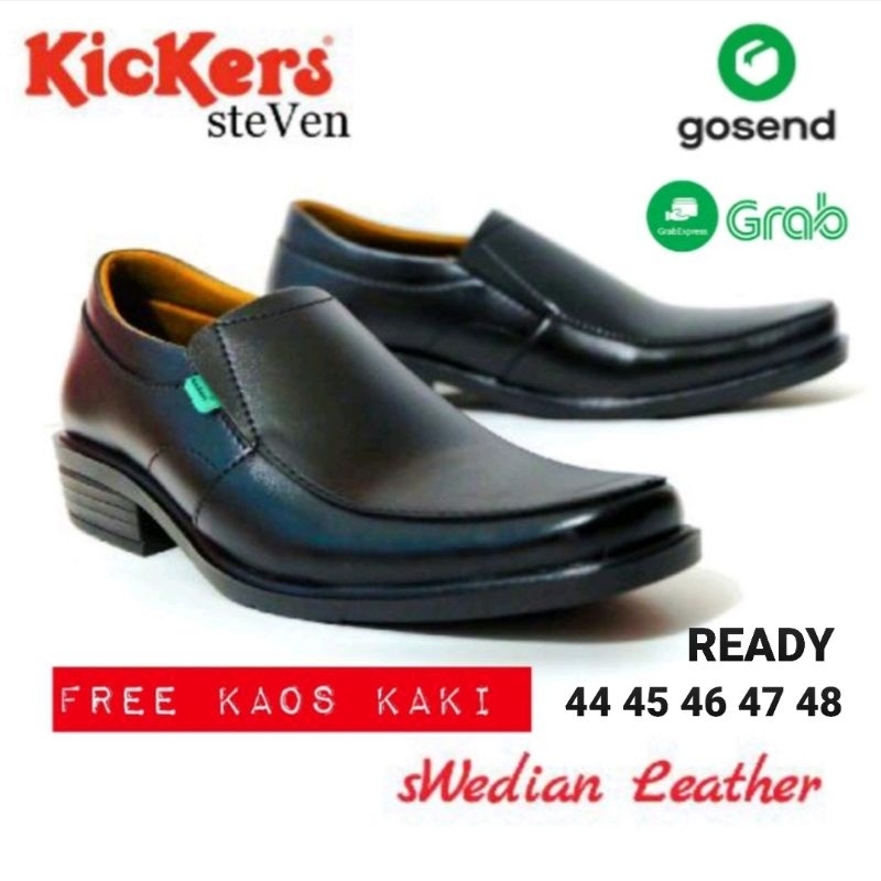 Jual SEPATU FORMAL KICKERS PANTOFEL STEVEN KULIT WARNA HITAM PILIHAN ...