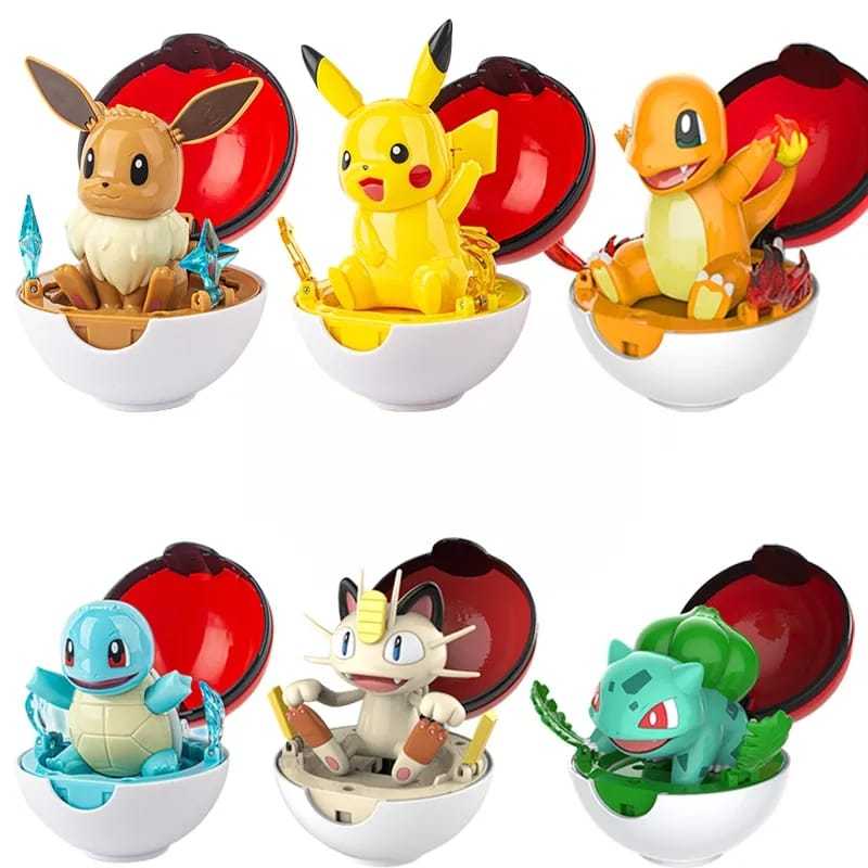 Jual Mainan Pokemon Pokeball Deformasi Model Figur Aksi Anime Kotak ...