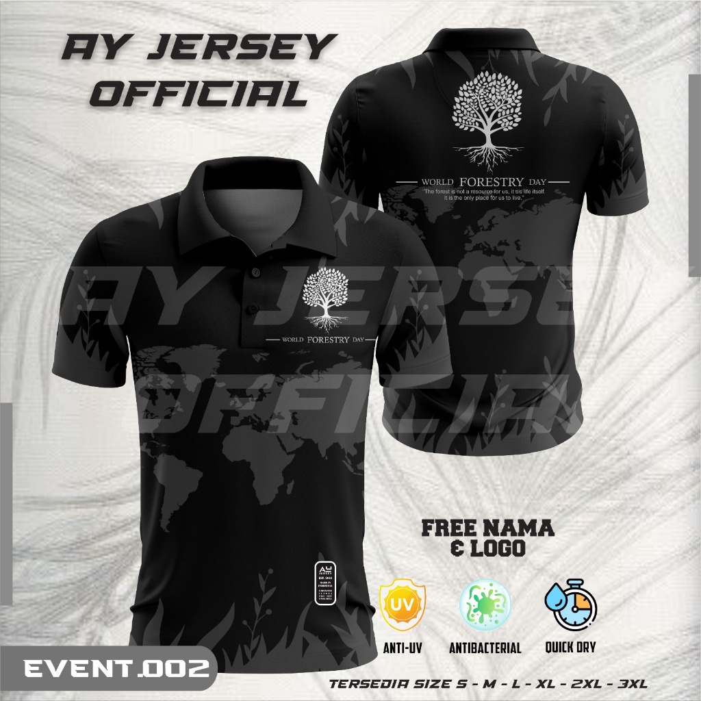 Jual JERSEY POLO CUSTOM FULL PRINTING ( BISA BIKIN SATUAN ) | Shopee ...