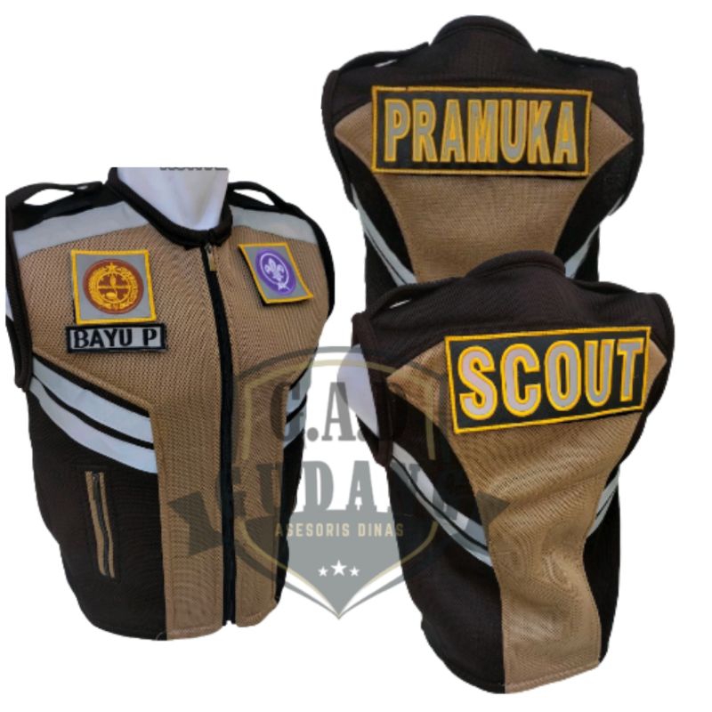 Jual Rompi Pramuka Terbaru/Rompi Scout Terbaru/Rompi Pramuka Double ...