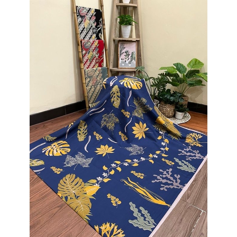 Jual Kain batik solo daun akar gede 3 ecoprint | Shopee Indonesia
