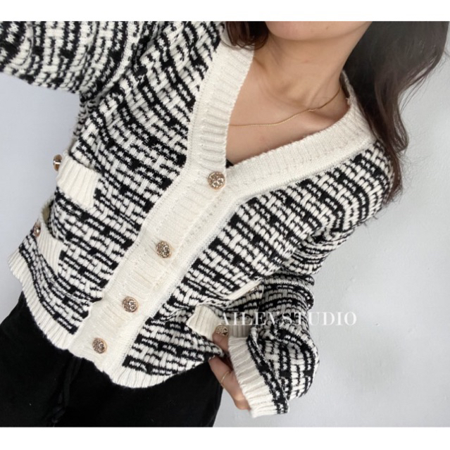 Jual AilevStudio | cardigan knitted wanita Jacce Import 39001 | Shopee ...