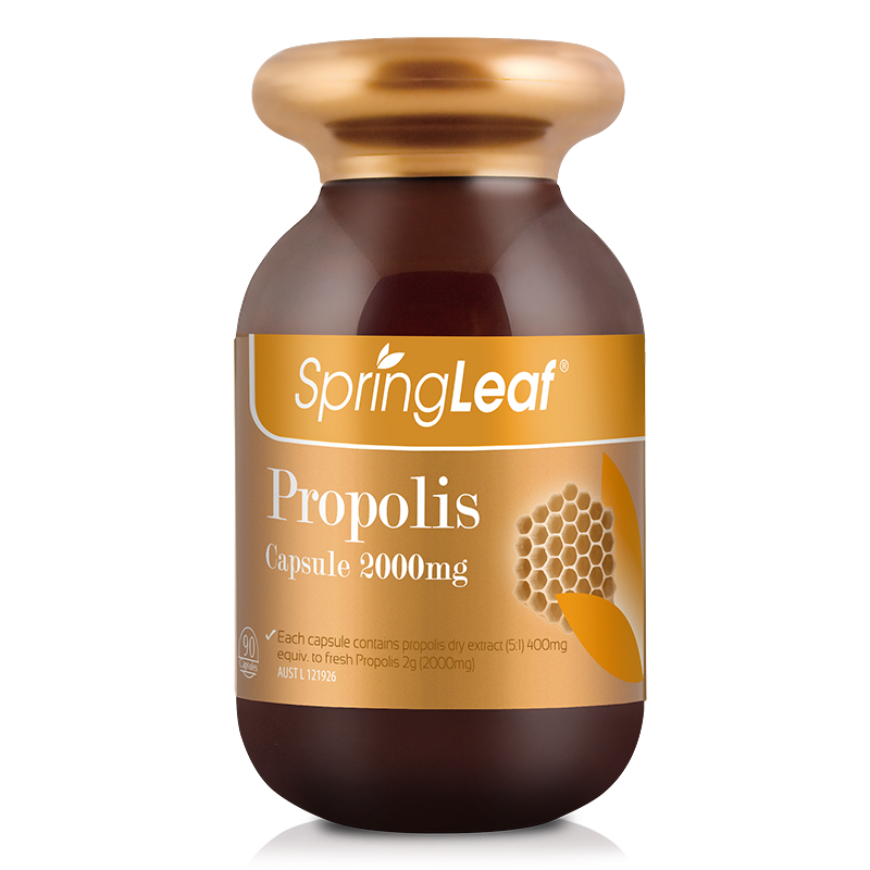 Jual SpringLeaf/spring Leaf Propolis Capsule 2000mg 90 capsule | Shopee ...