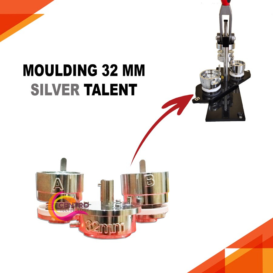 Jual Moulding Mesin Press Pin SILVER TALENT ORI Ukuran 32/44/58/75 dan ...