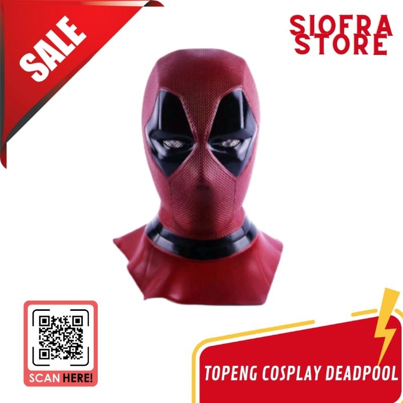 Jual Topeng Cosplay Deadpool Xmen Marvel | Shopee Indonesia