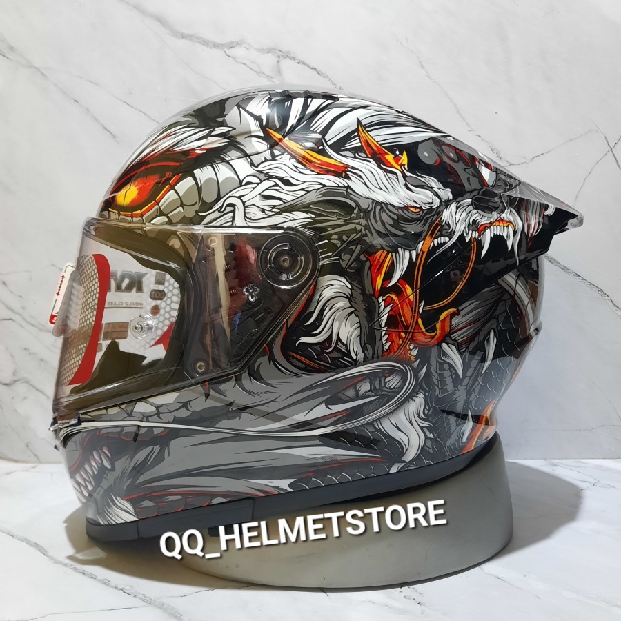 Jual HELM KYT STRIKER REPAINT DRAGON HLEM KYT REPAINT FULLFACE | Shopee ...