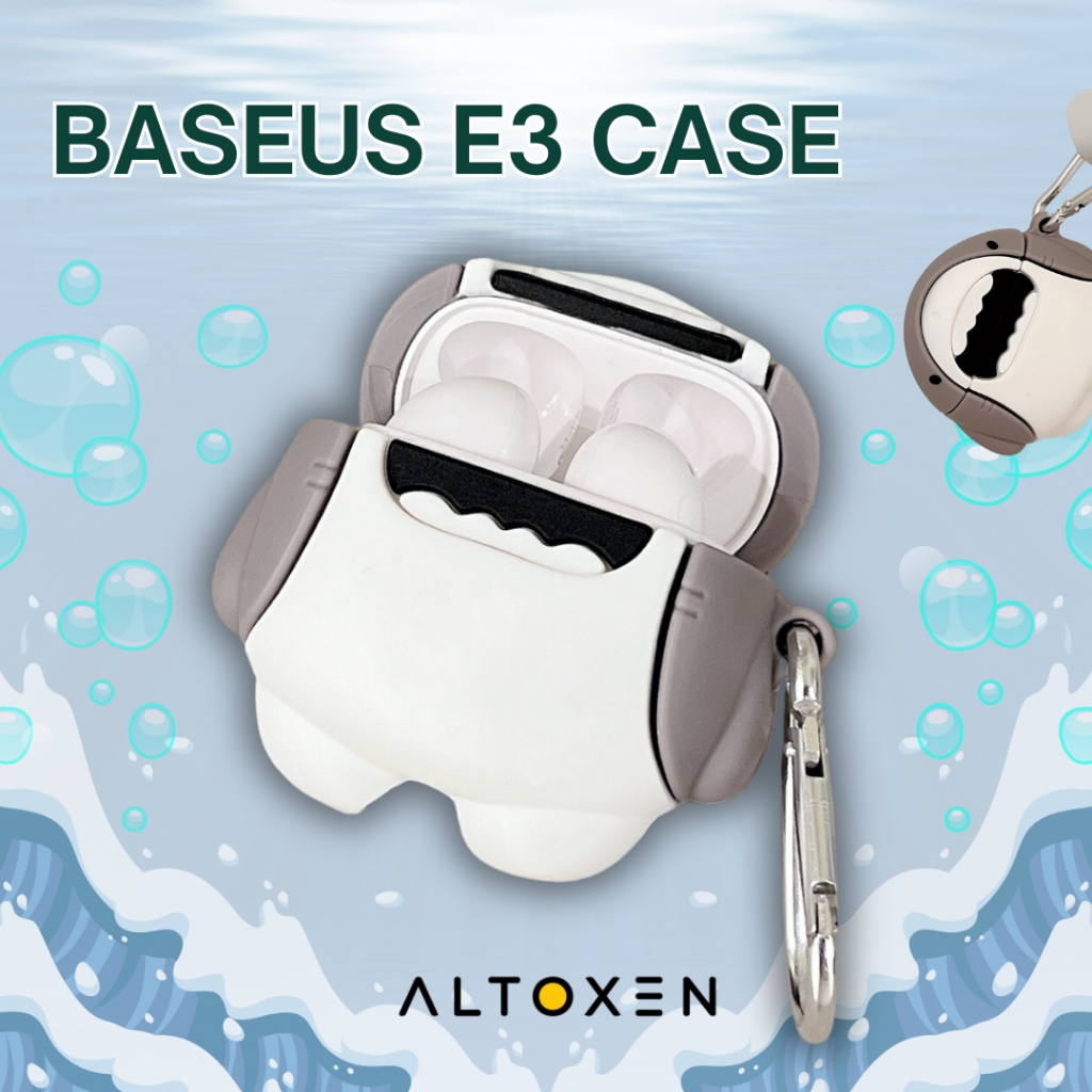 Jual Case Baseus E3 TWS Cover Protective Bentuk Kartun I Free Gantungan ...