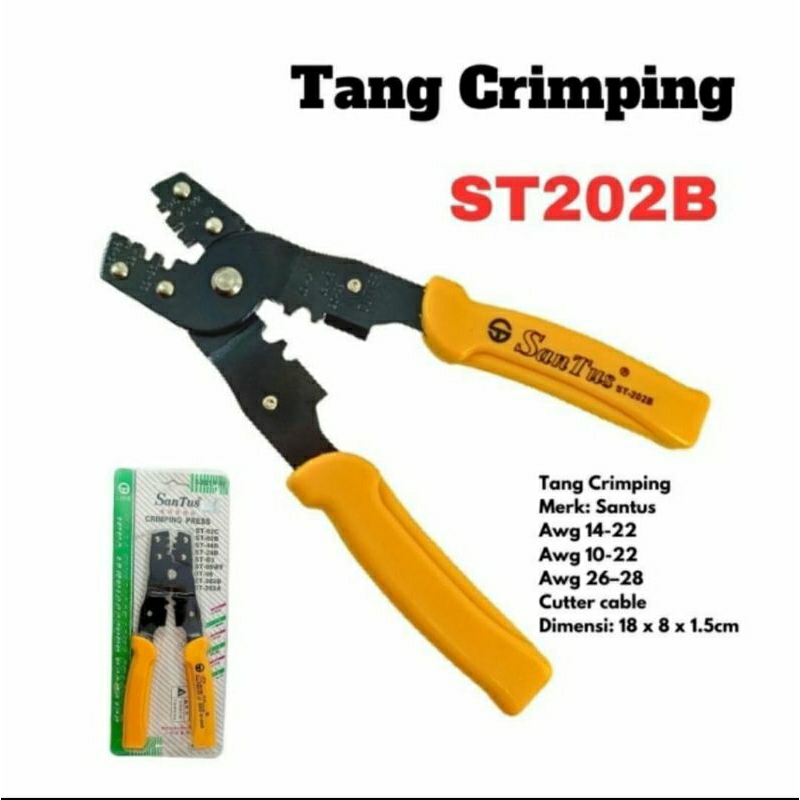 Jual Tang Crimping Press Skun Santus ST-202B | Shopee Indonesia