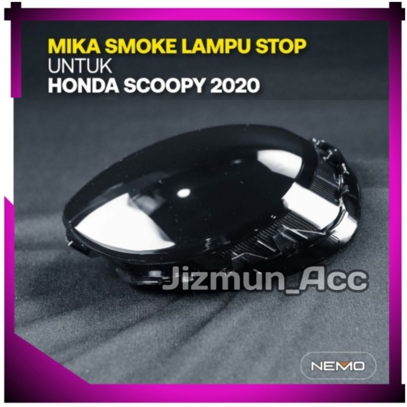 Jual Mika Smoke Lampu Stop Scoopy New 2020 2021 2022 2023 Warna Smoke ...