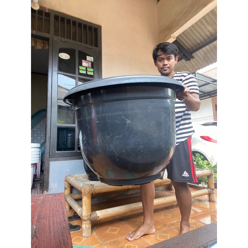 Jual pot tanaman besar 80 cm super jumbo / pot bunga jumbo cempaka 100 ...