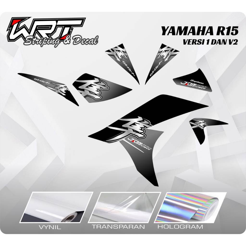 Jual Striping R15-Decal R15-Stiker Transparan R15-Stiker R15 Hayabusa ...