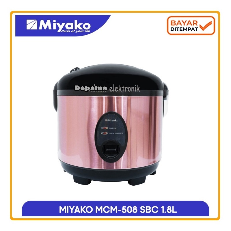 Jual RICE COOKER MIYAKO/MAGIC COM MIYAKO MCM 508 SBC - Kapasitas 1,8 ...