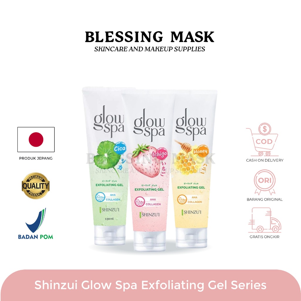 Jual Shinzui Glow Spa Exfoliating Gel Series - 130mL | 260mL - Shinzu'i ...
