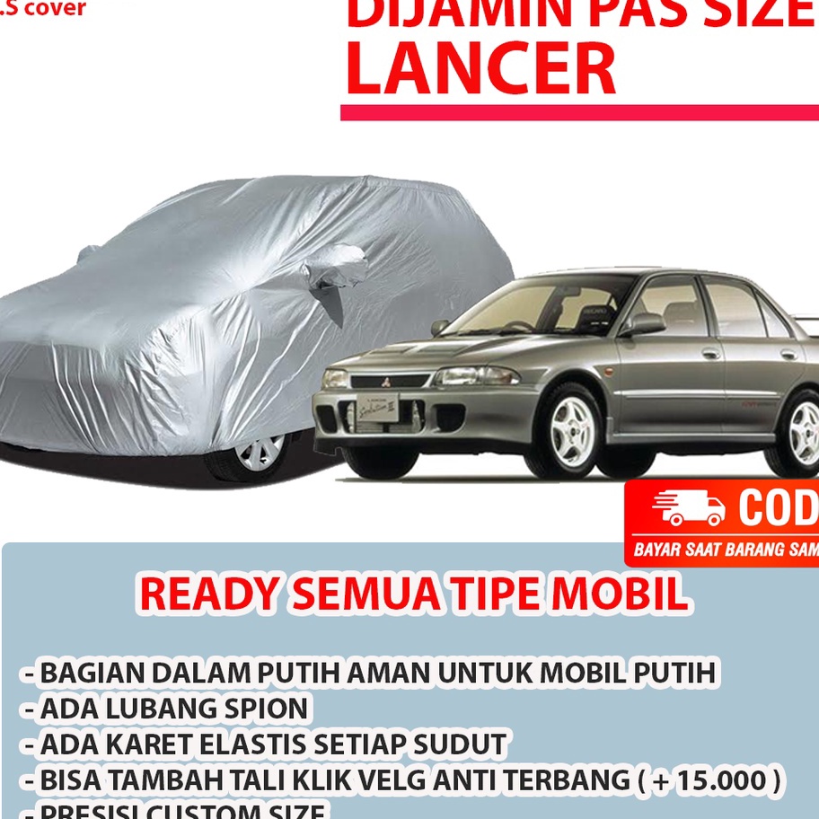 Jual Diskon!! Body Cover Mobil Lancer Sarung Mobil Lancer/Lancer glx ...