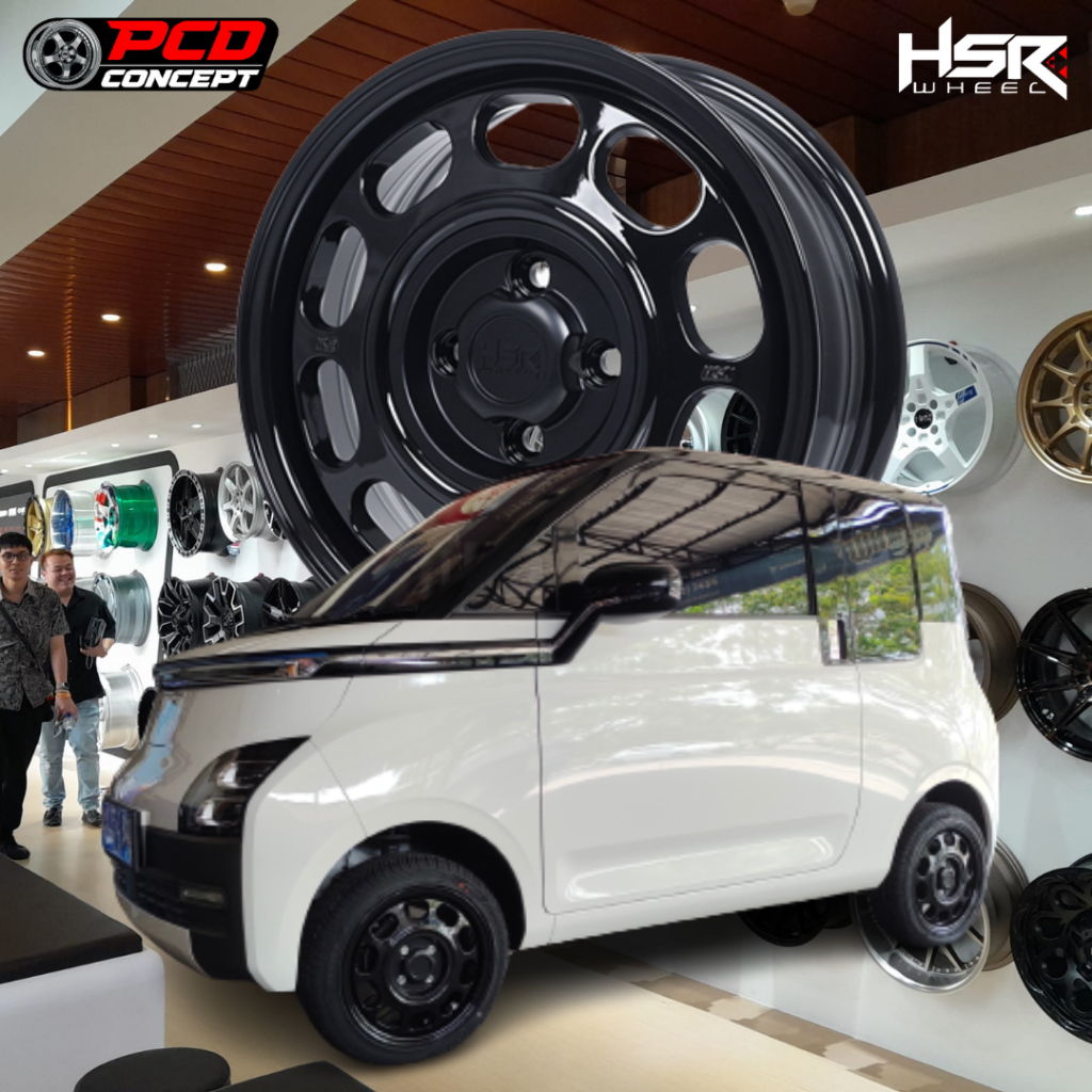 Jual VELG MOBIL WULING AIR EV HSR KLG RING R14X55 H4x100 ET35 | Shopee ...