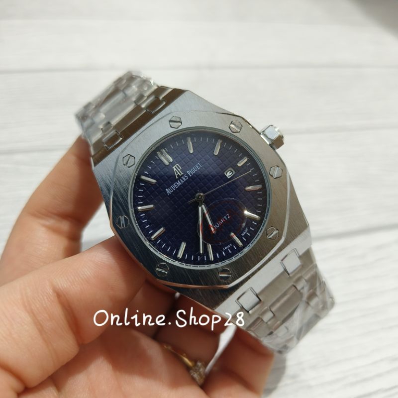 Jual Jam Tangan Pria AP 42mm Tanggal Aktif Rantai Stainless Steel ...