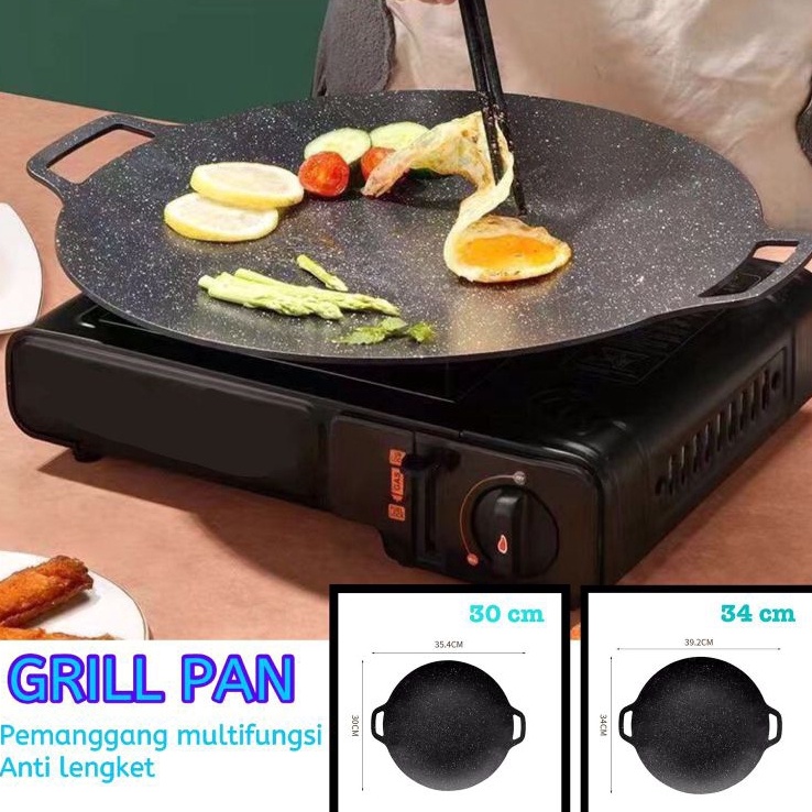 Jual Koleksi Terbaru..!! WJ1526 Grill Pan Anti Lengket Panci Datar ...
