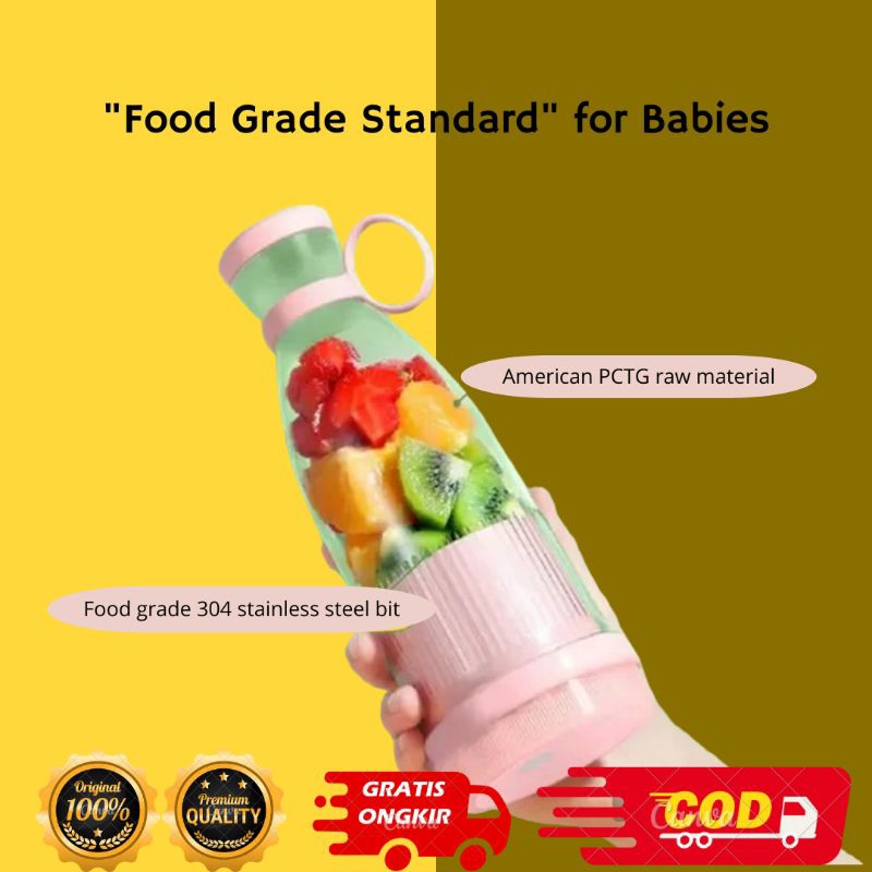 Jual Botol Kapsul Blender Jus Mini Portable Blender Juicer Portable ...
