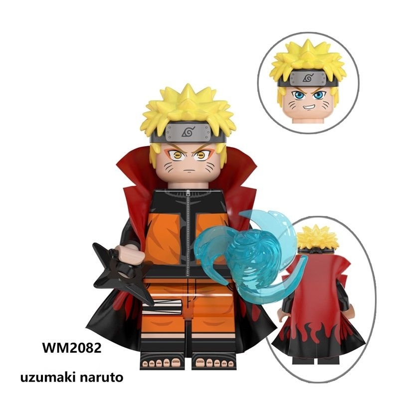 Jual Mini Action Figure Uzumaki Naruto Anime Naruto Brick Mainan Balok ...