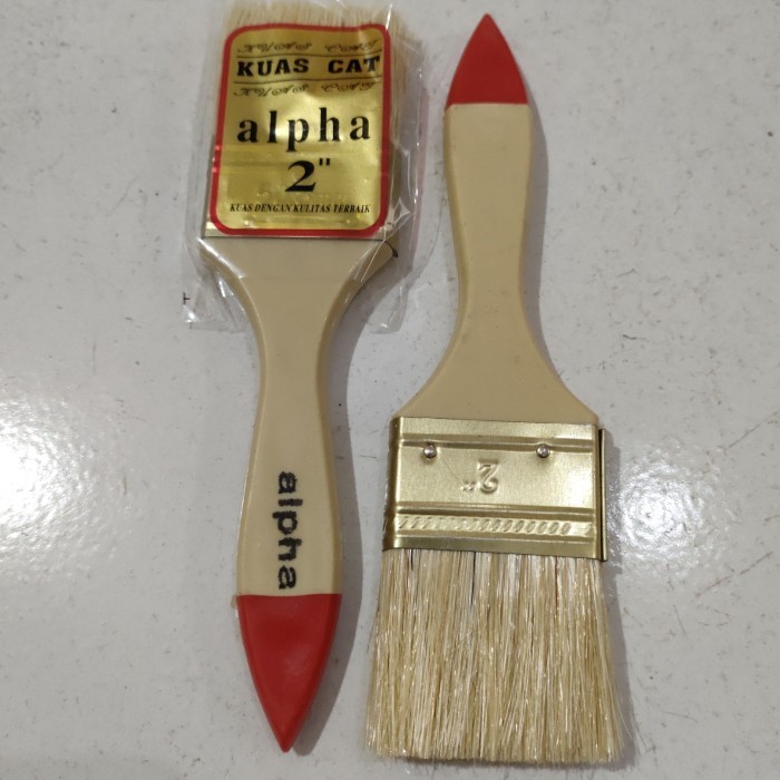 Jual Kuas Cat 2 " Inch Serbaguna Gagang Kayu - High Quality / Kuas Cat ...