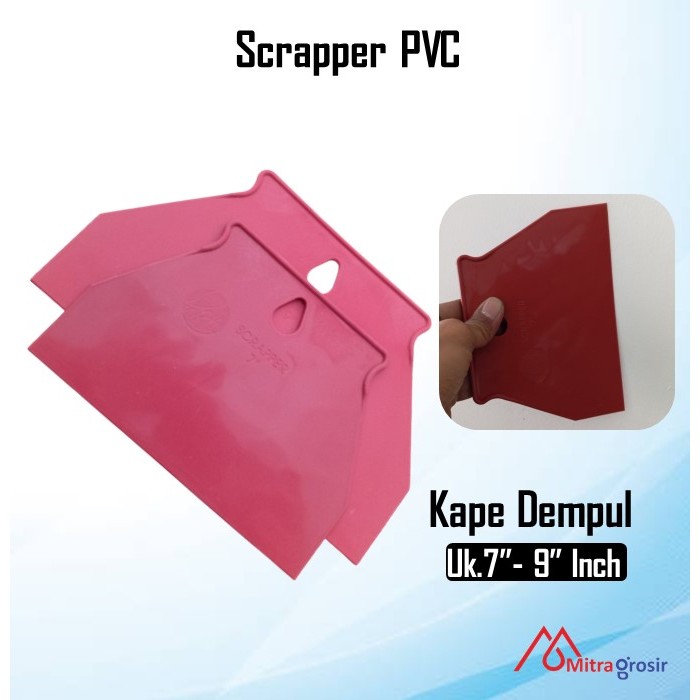 Jual KAPI PLASTIK PVC/KAPI PLAMIR PVC SIZE 7" DAN 9"/KAPI DEMPUL PVC ...