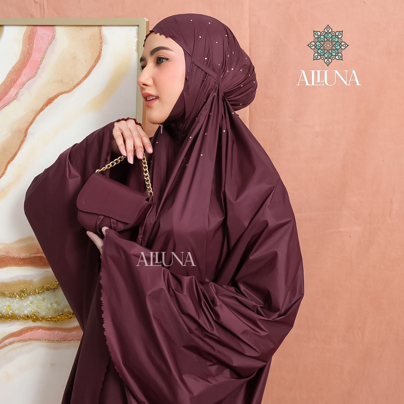 Jual ALLUNA - Mukena Mini Parasut Premium Korea Travel Dewasa Series ...