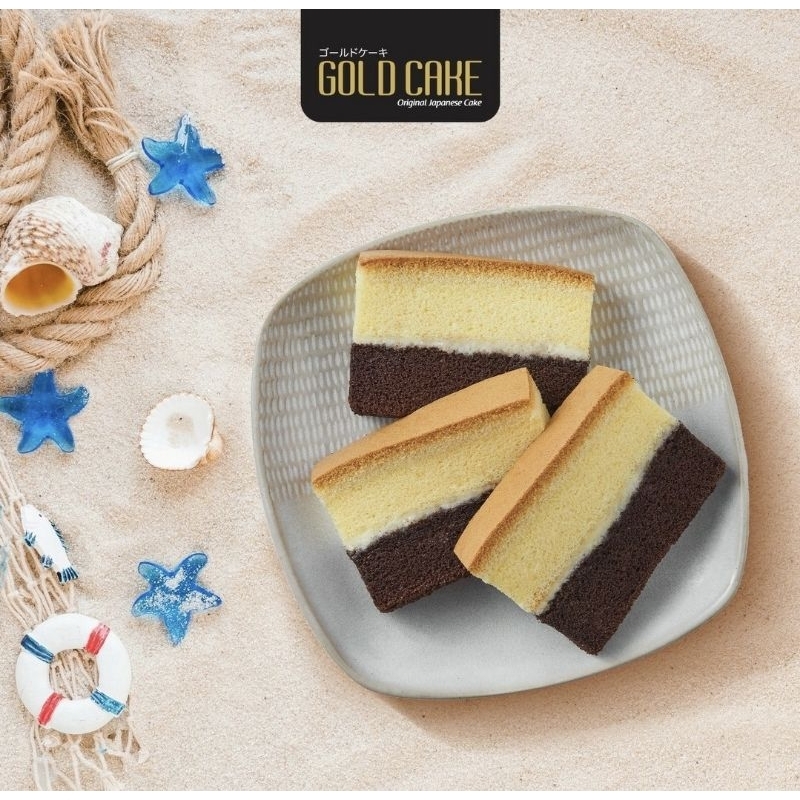 Jual rious gold cake choco cheese / kue jepang coklat keju / kek kik ...