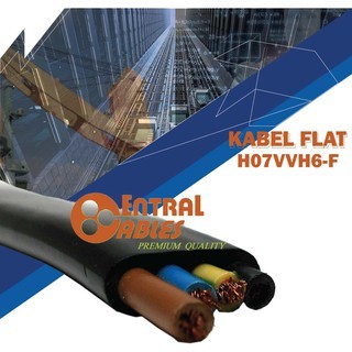 Jual Flat Kabel H07VVH6-F 4X2.5 Sqmm 750V Meteran ( CentralKabel ...