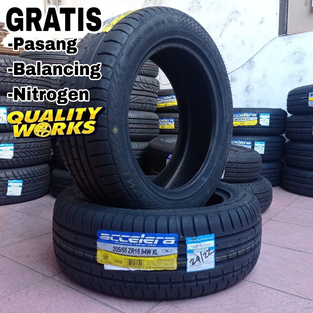Jual ACCELERA PHI-R 205 55 R16 TOKO BAN MOBIL SURABAYA | Shopee Indonesia