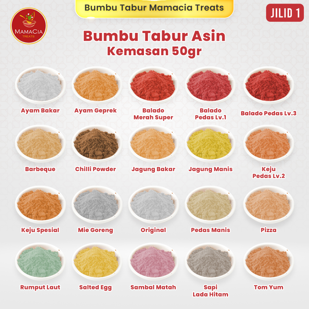 Jual Bumbu Tabur Premium Bubuk Tabur Bumbu Keripik Kentang Lidi Ayam ...