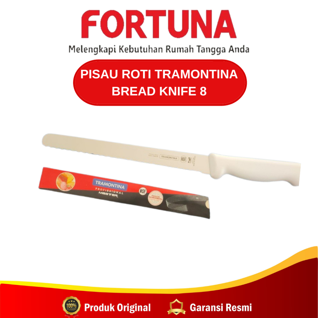 Jual PISAU ROTI TRAMONTINA BREAD KNIFE 8 | Shopee Indonesia