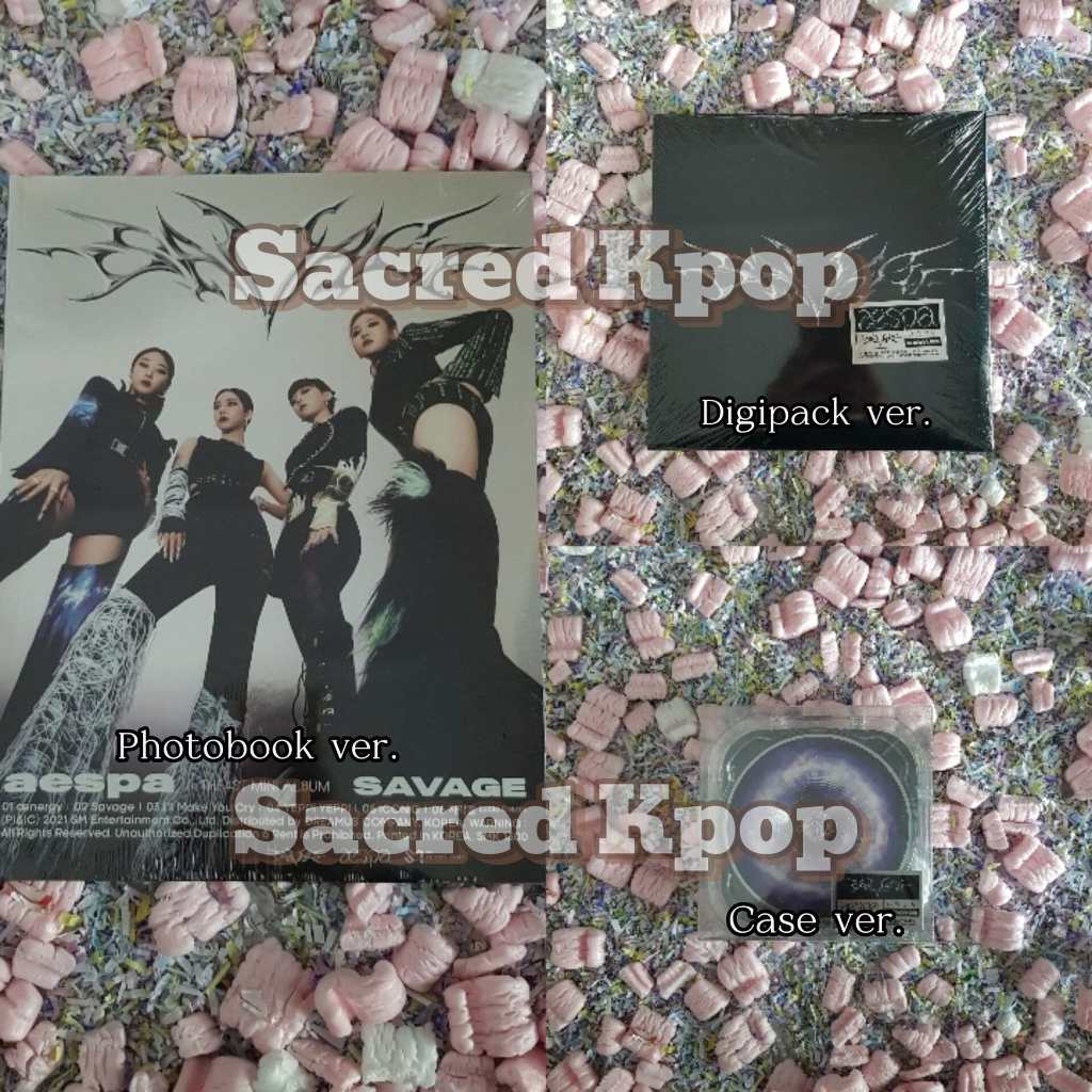 Jual AESPA Savage [1st Mini Album] Official Album SEALED | Shopee Indonesia