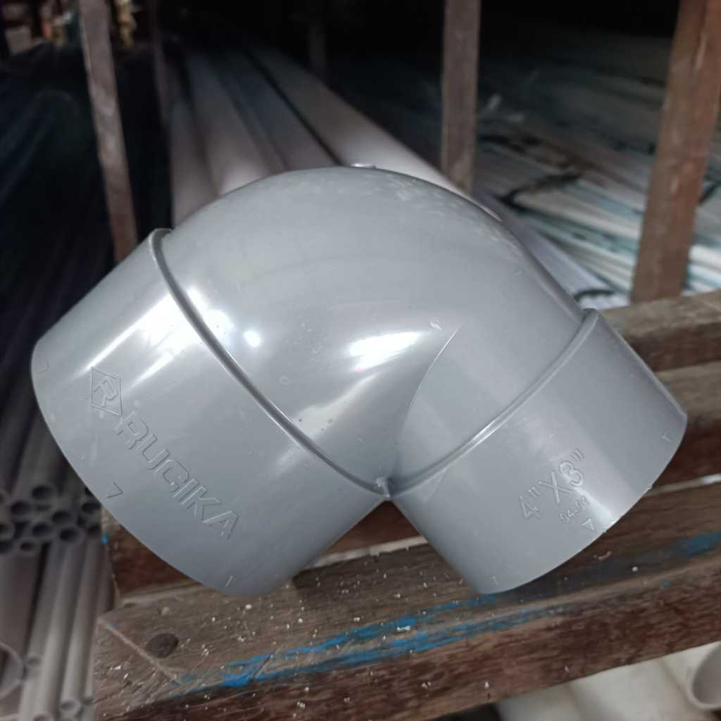 Jual Reducing Elbow Rucika 4" × 3" Inch D / Elbow Increaser / Elbow ...