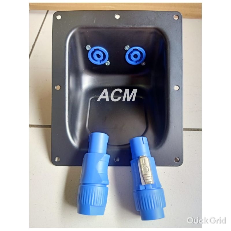 Jual PLAT BOX SPEAKER BAHAN BESI LENGKAP DENGAN SPIKON 14X17 CM ...