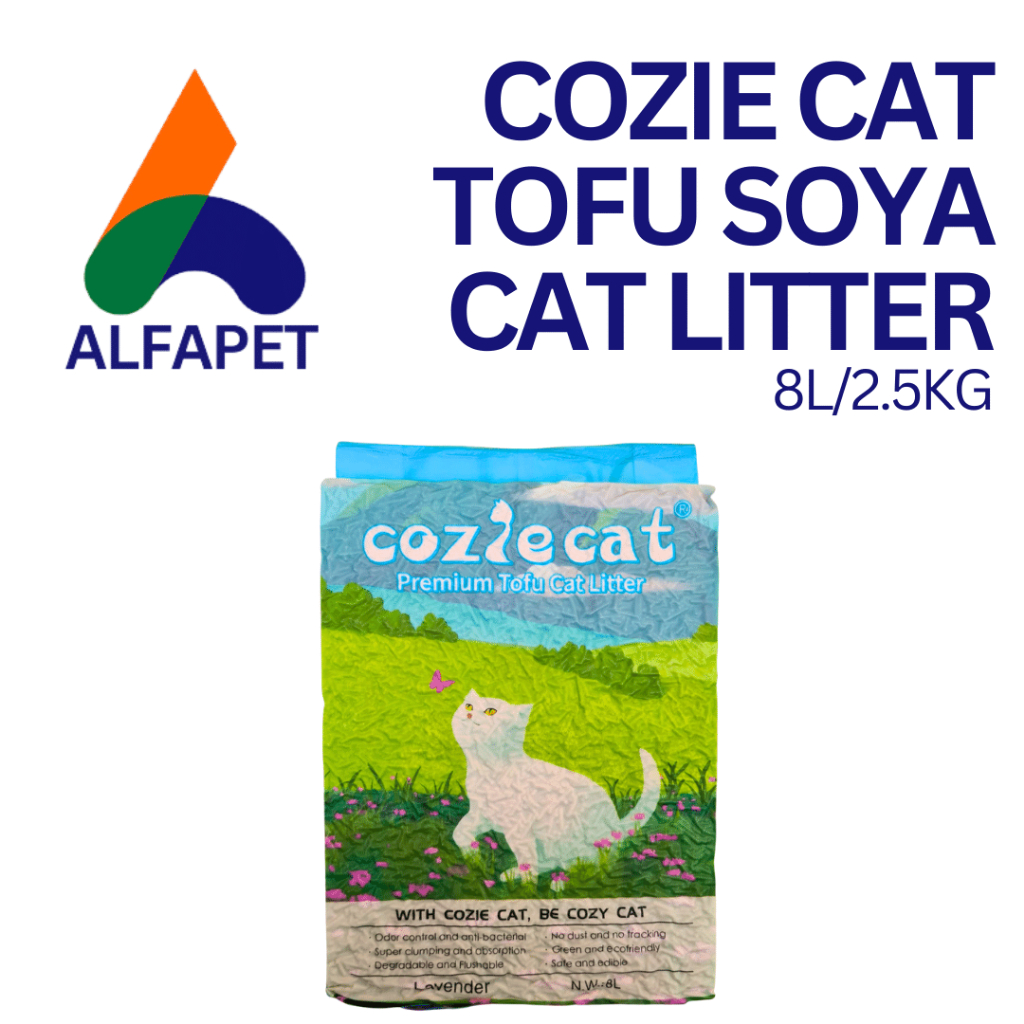Jual Cozie cat tofu soya cat litter 8L pasir kucing | Shopee Indonesia